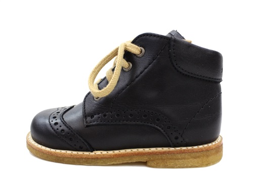 Buy Angulus toddler shoe black with laces at MilkyWalk